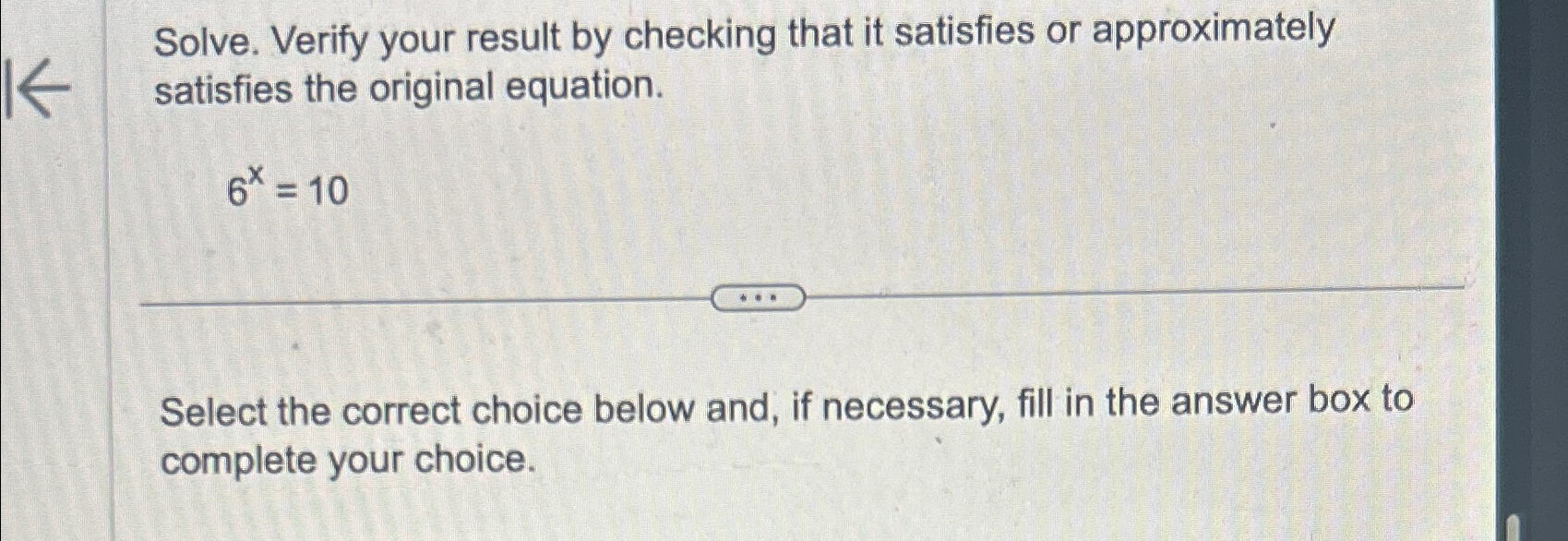 Solved Solve. Verify your result by checking that it | Chegg.com