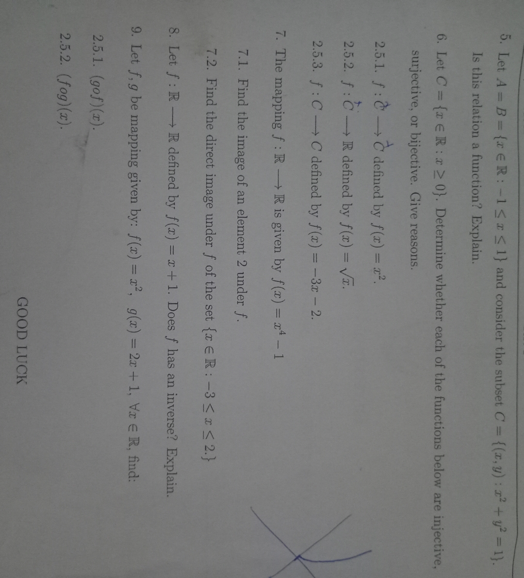 Solved Let A=B={xinR:-1≤x≤1} ﻿and consider the subset | Chegg.com
