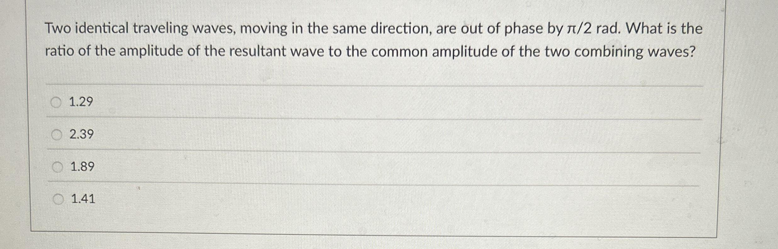 Solved Two identical traveling waves, moving in the same | Chegg.com