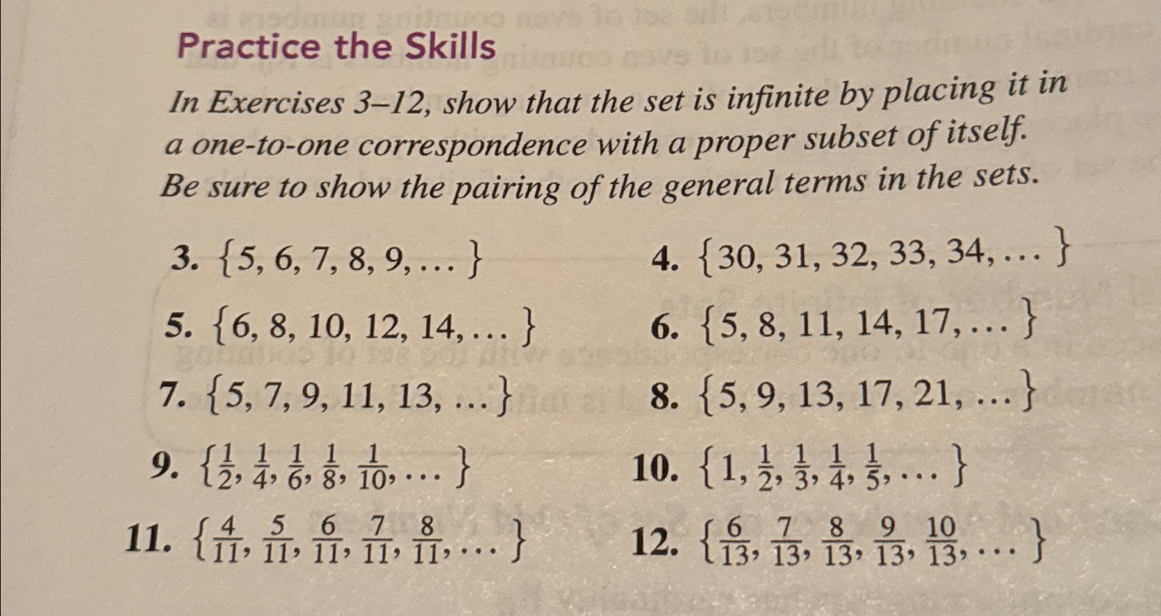 Solved Practice the SkillsIn Exercises 3-12, ﻿show that the | Chegg.com