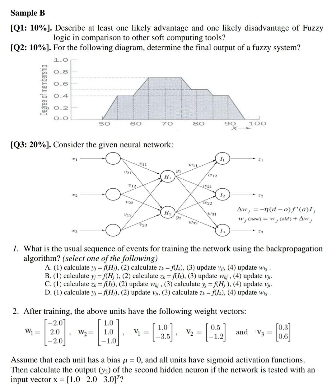 Solved [Q1: 10%]. Describe at least one likely advantage and | Chegg.com