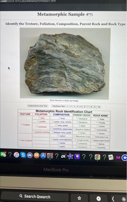 Use the different rocks to fill out the first 2 | Chegg.com