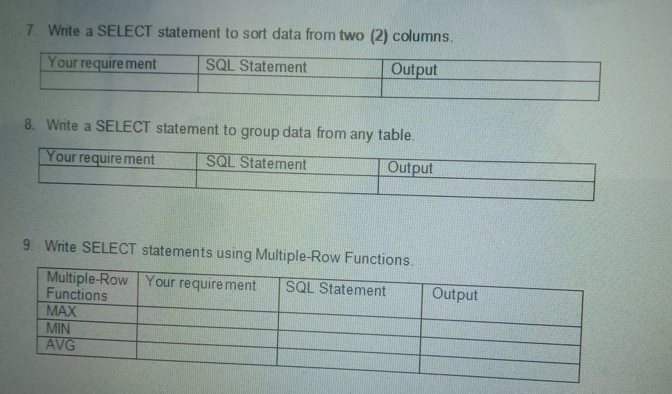 Solved Task: You as a Database expert who are working in one | Chegg.com