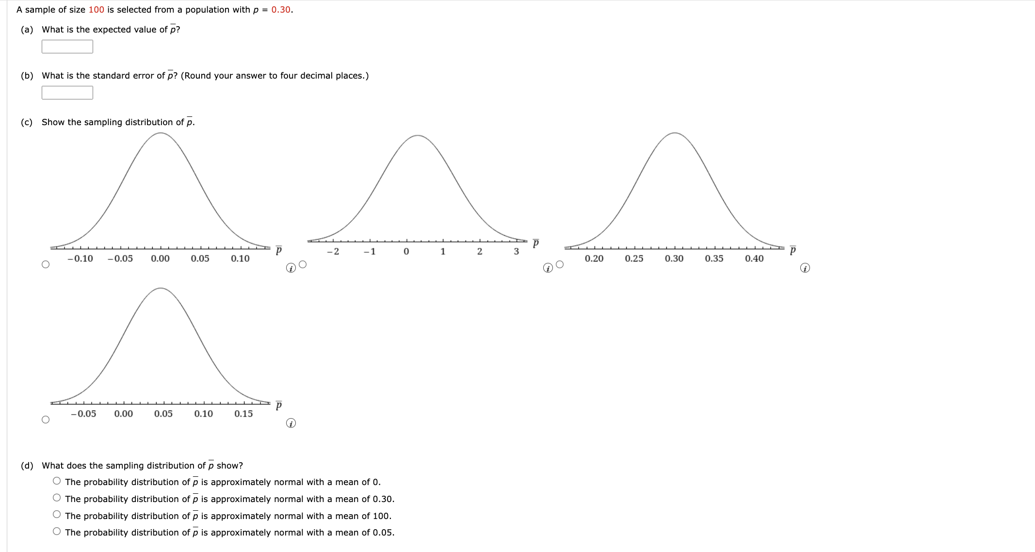 Solved A sample of size 100 ﻿is selected from a population | Chegg.com