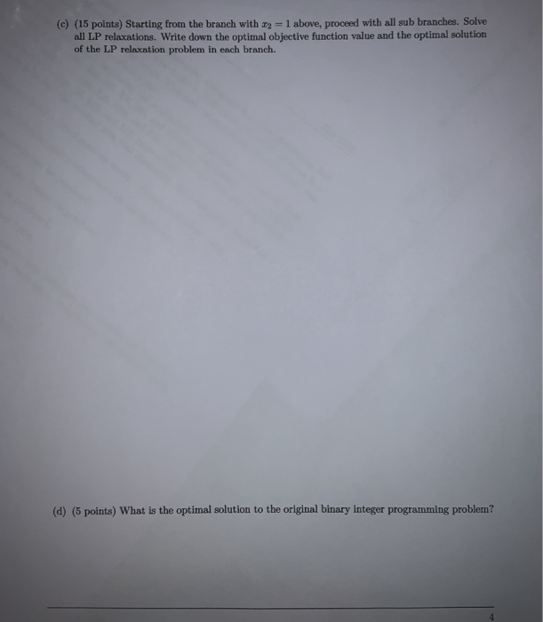 Problem 2. (30 points) Consider the following Binary | Chegg.com
