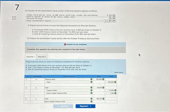 Solved 1. Prepare journal entries to record the folfowing | Chegg.com