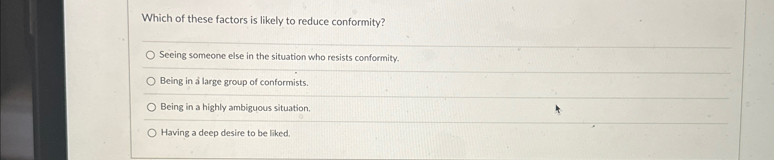 Solved Which of these factors is likely to reduce | Chegg.com