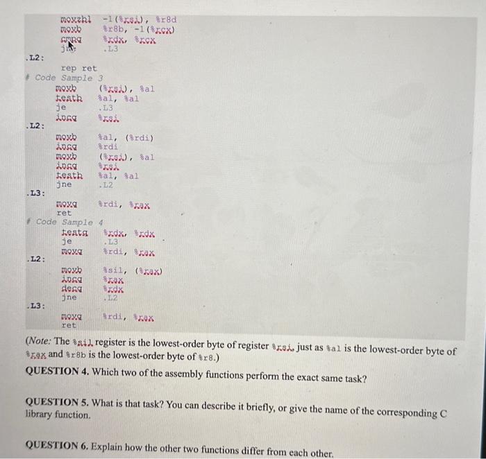 Solved Consider the following assembly function. func: | Chegg.com