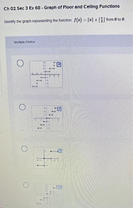 Solved Ch 02Sec3 Ex 68 - Graph of Floor and Celling | Chegg.com