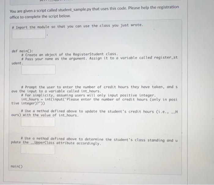 Solved I The following code defines the subclass noned | Chegg.com