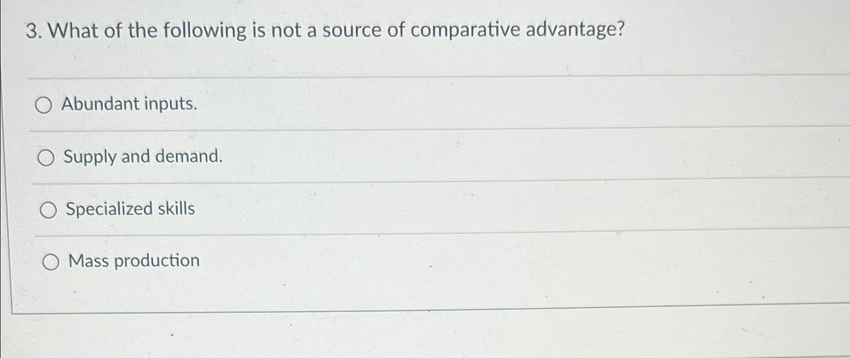 Solved What of the following is not a source of comparative | Chegg.com