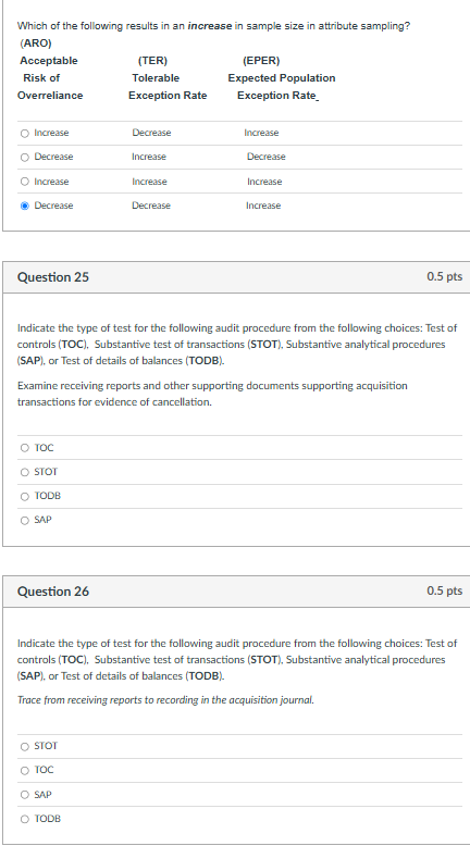 Solved Which of the following results in an increase in | Chegg.com