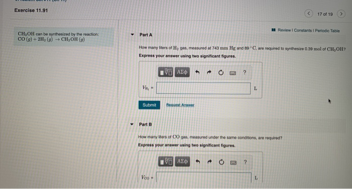 Solved Exercise 11.91 17 of 19 Review Constants 1 Periodic | Chegg.com