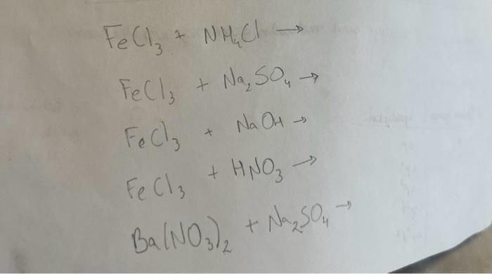 Solved Write the balanced molecular equation, the complete | Chegg.com