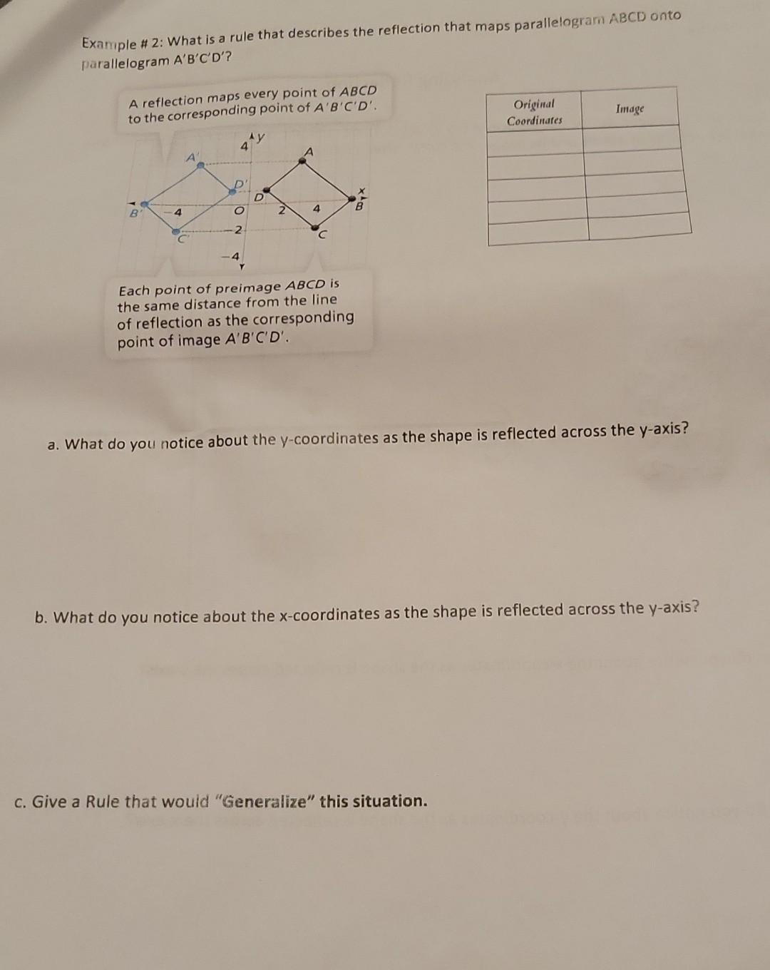 Solved Example 11 1: Polygon ABCDE has vertices | Chegg.com