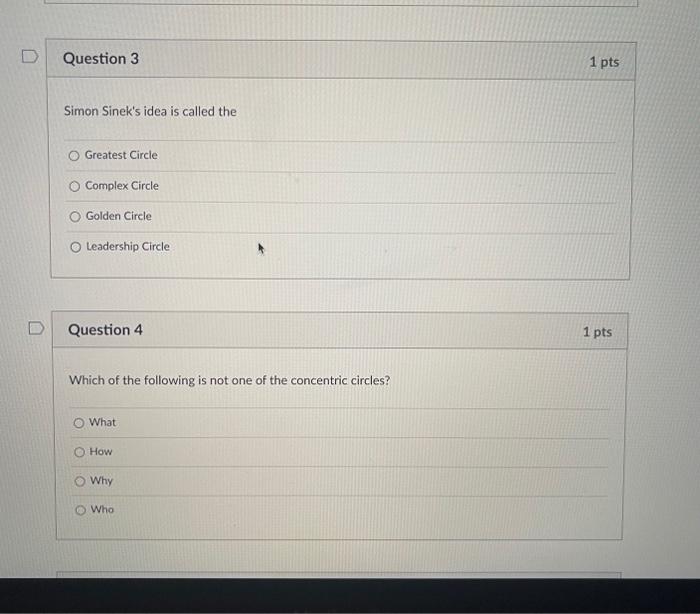 Solved Simon Sinek's idea is called the Greatest Circle | Chegg.com