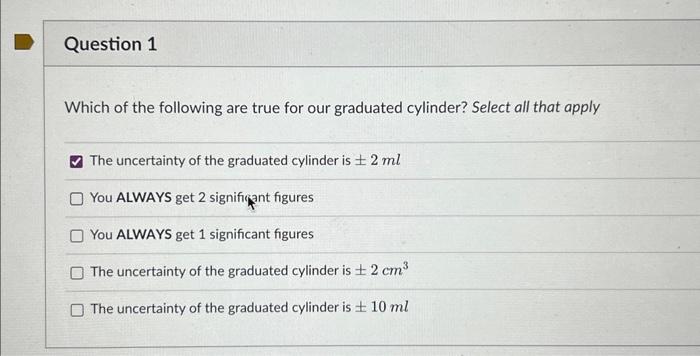 Solved Which of the following are true for our graduated | Chegg.com