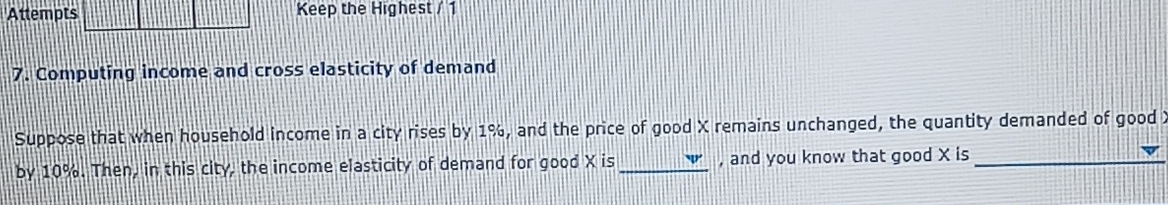 Solved AttemptsKeep the Highest 111Computing income and | Chegg.com