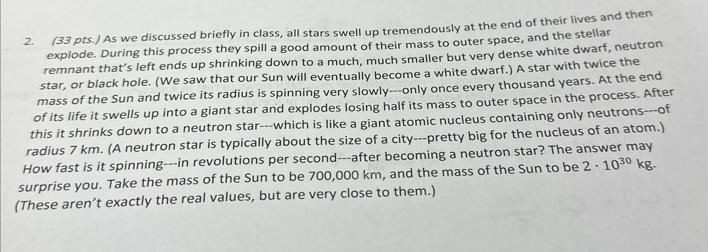 Solved (33 ﻿pts.) ﻿As we discussed briefly in class, all | Chegg.com