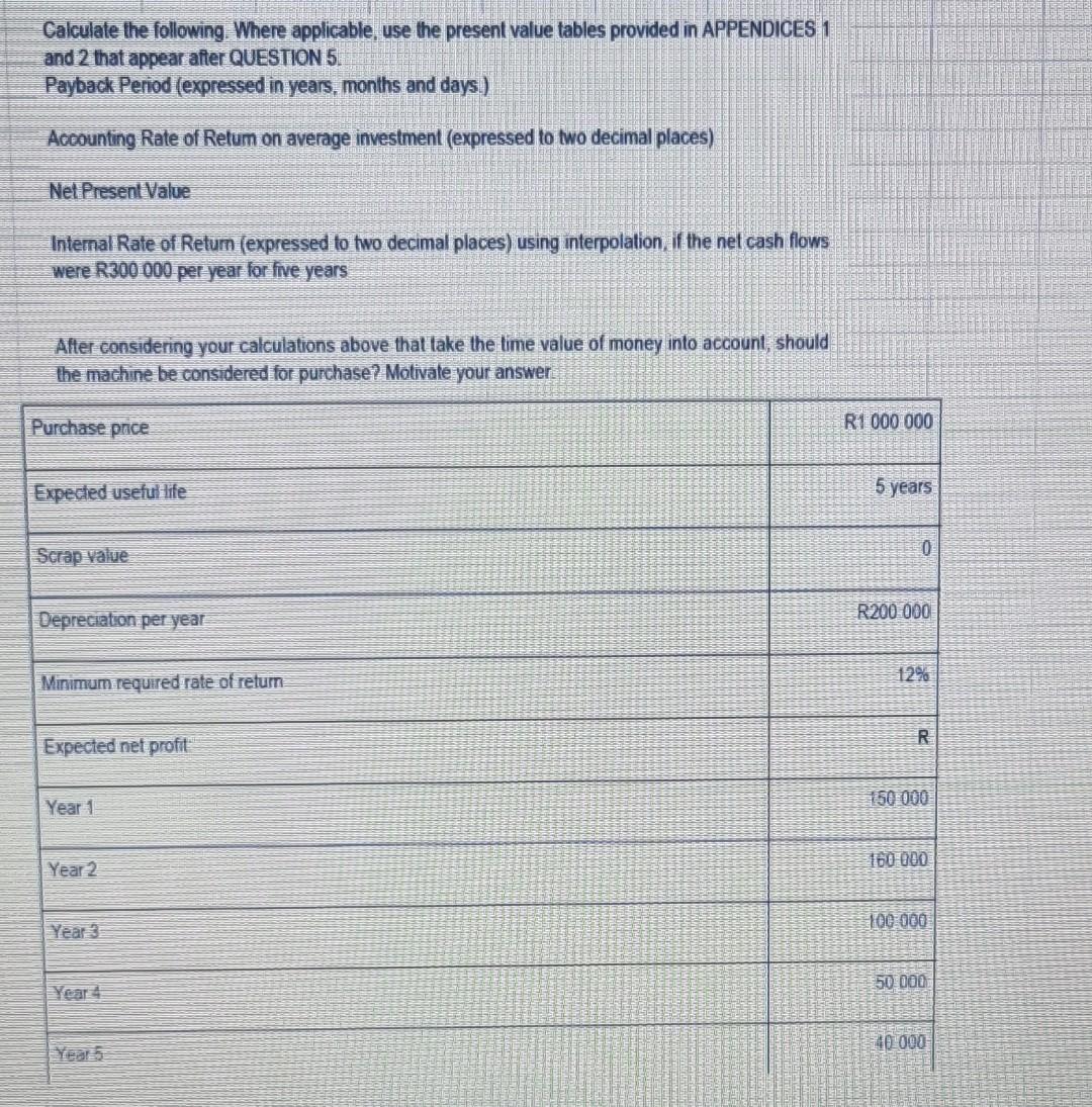 Solved Calculate the following. Where applicable, use the | Chegg.com