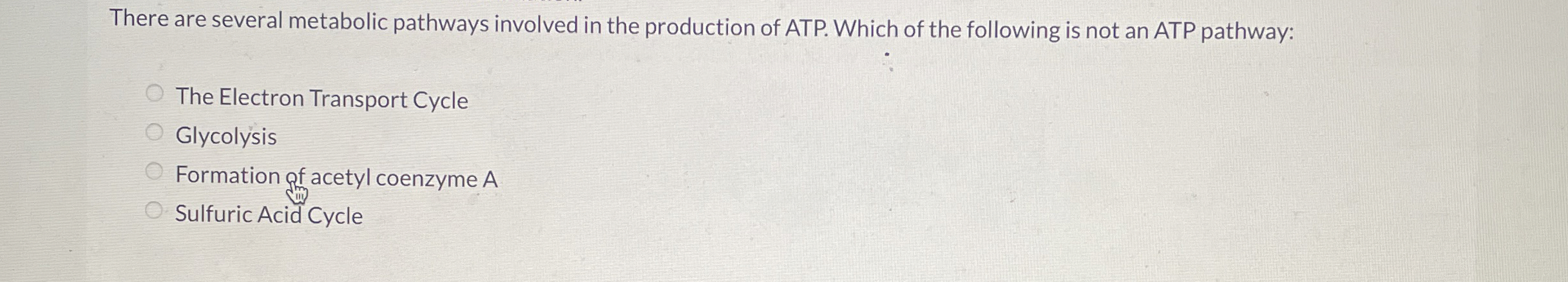 Solved There are several metabolic pathways involved in the | Chegg.com
