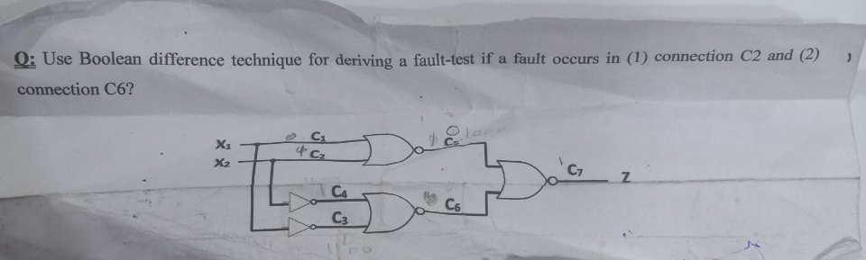 Solved Q: Use Boolean difference technique for deriving a | Chegg.com
