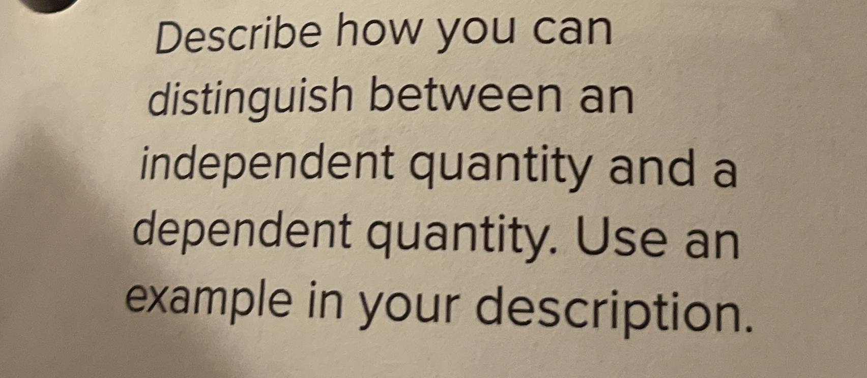 Solved Describe how you can distinguish between an | Chegg.com