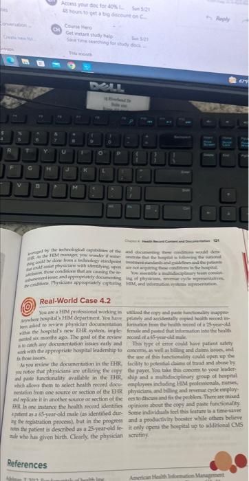 Solved Read Real-World Case 4.1. In a minimum of two | Chegg.com