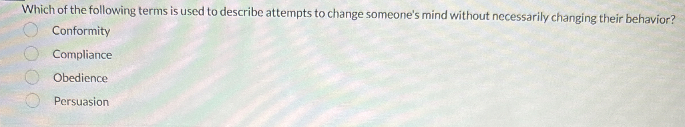 Solved Which of the following terms is used to describe | Chegg.com