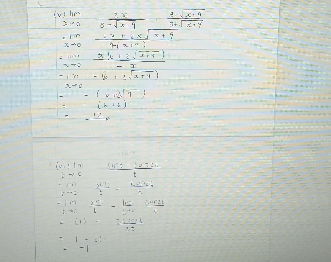 Solved Question I (i) limx→43−2x+12−x | Chegg.com
