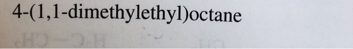 Solved 4 11 Dimethylethyloctane 8343
