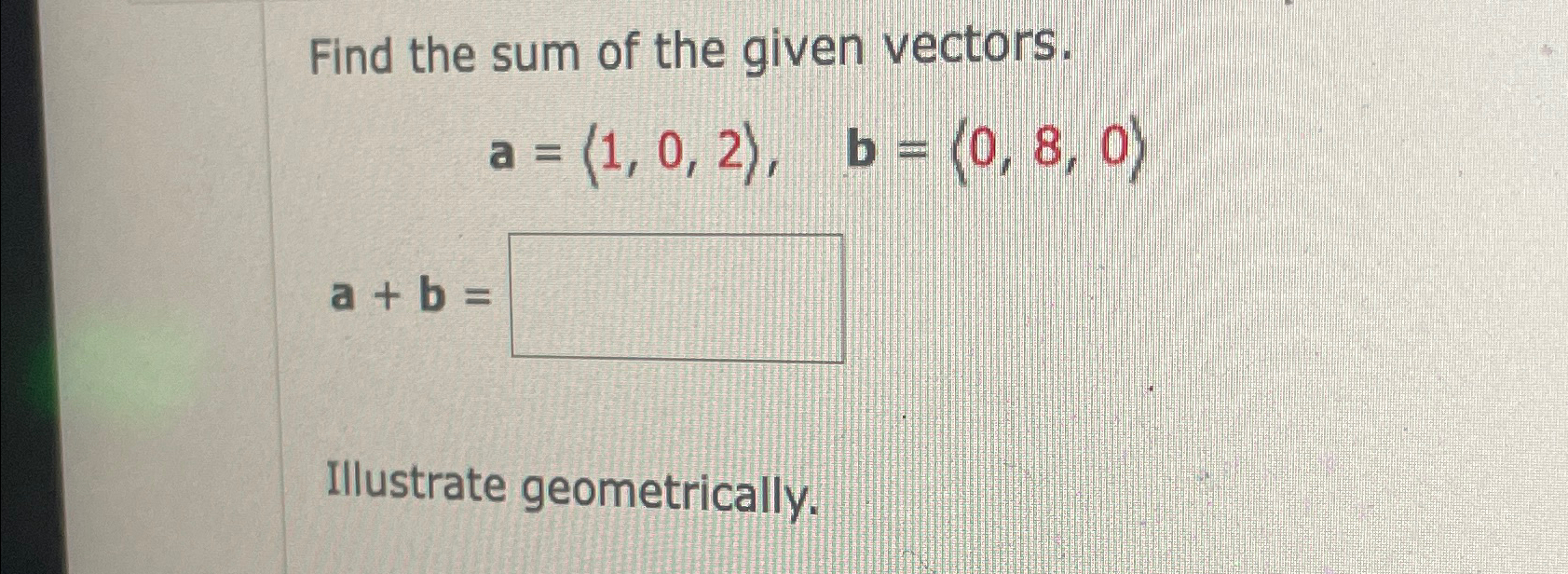 Solved Find the sum of the given | Chegg.com