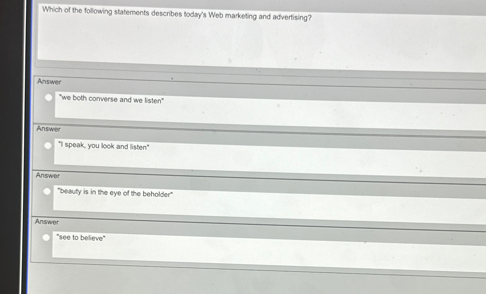 Solved Which of the following statements describes today's | Chegg.com