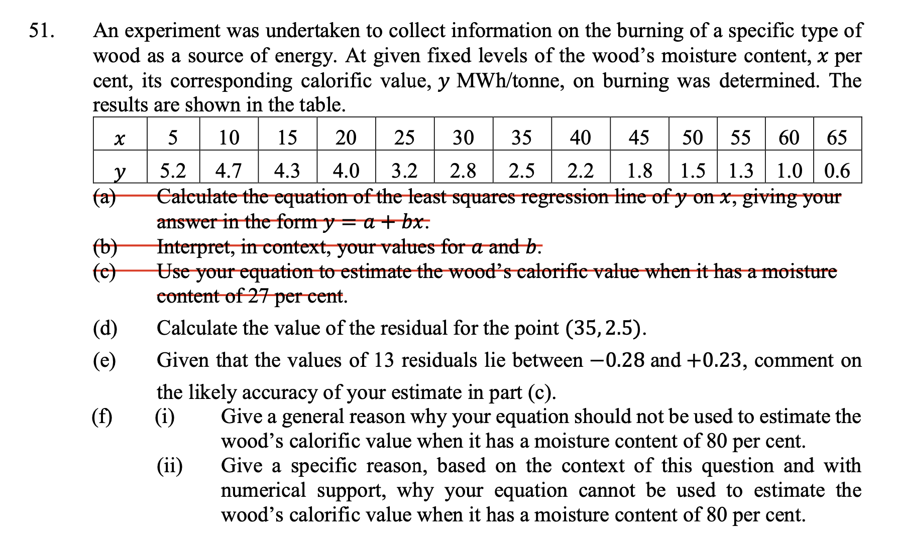 Solved How do I do d, ﻿e and f? (Statistics) | Chegg.com