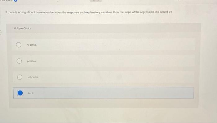 Solved If there is no significant correlation between the | Chegg.com