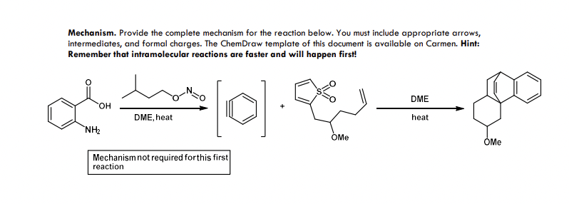 Mechanism. Provide the complete mechanism for the | Chegg.com