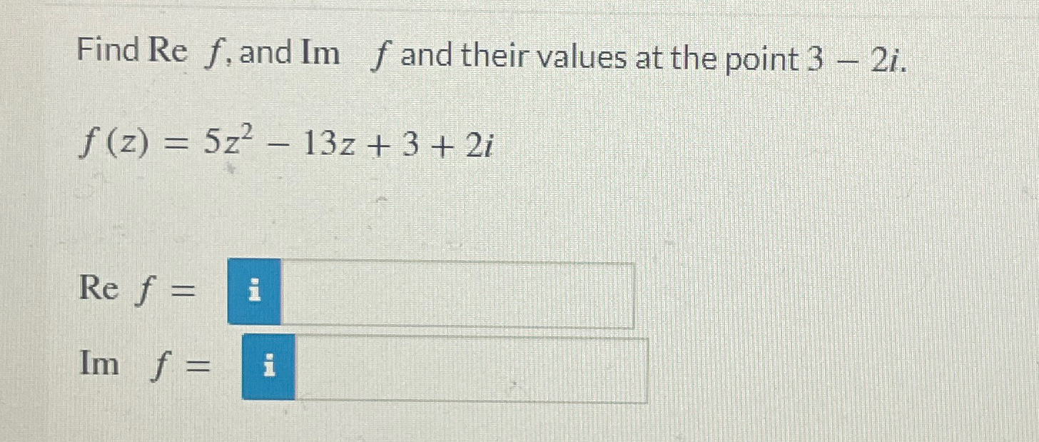 Solved Find Ref, and Imf and their values at the point | Chegg.com