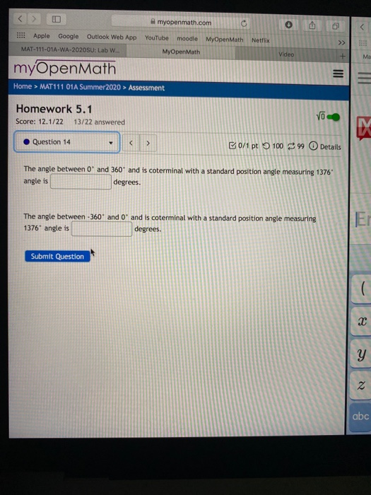 Solved Amyopenmath.com 6