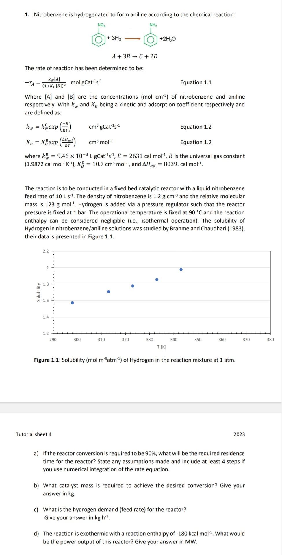 Process Flow Diagram Production Aniline Nitrobenzene Aniline