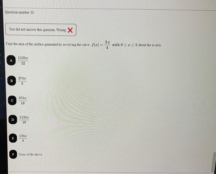 please show work on how to solve with surface area | Chegg.com