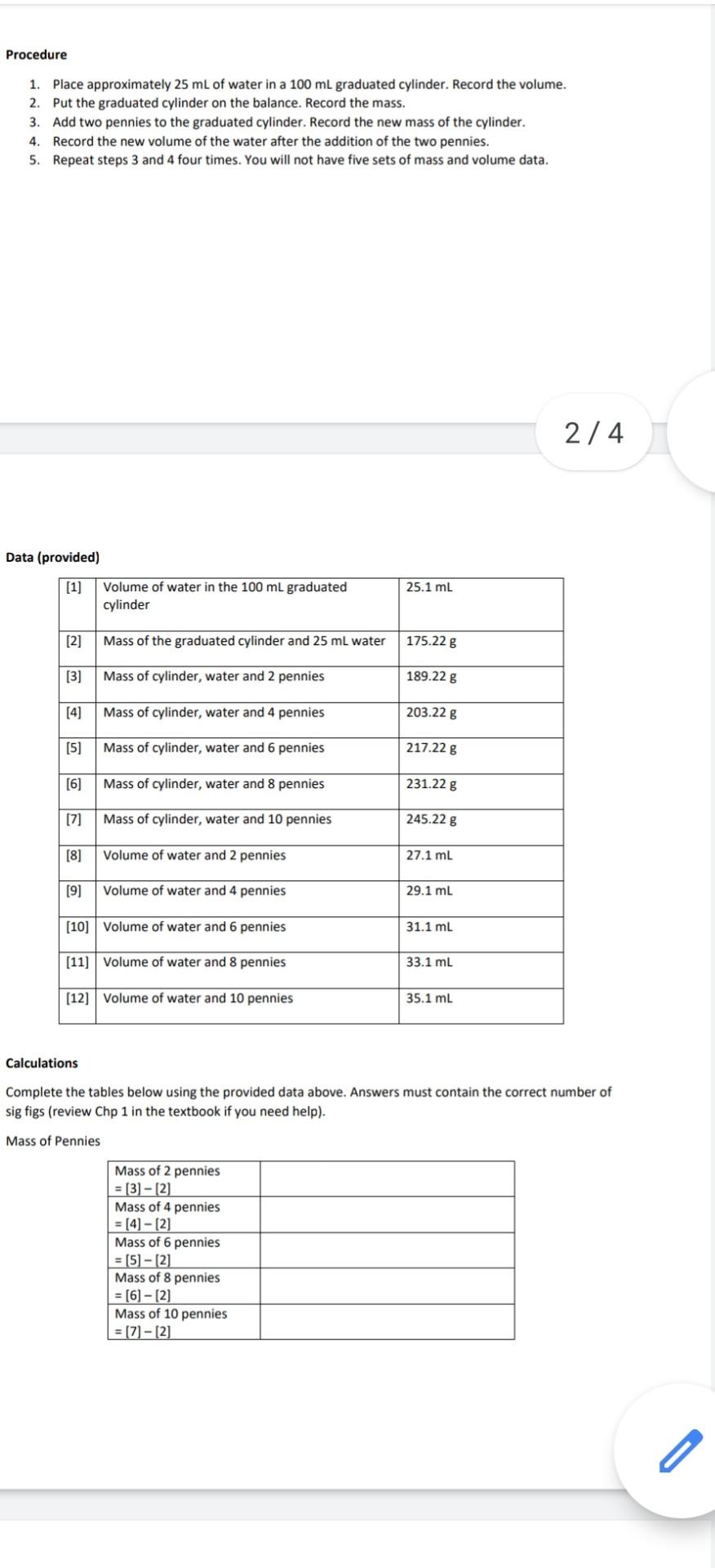 Solved Post-Lab Questions 1. According to your experimental | Chegg.com