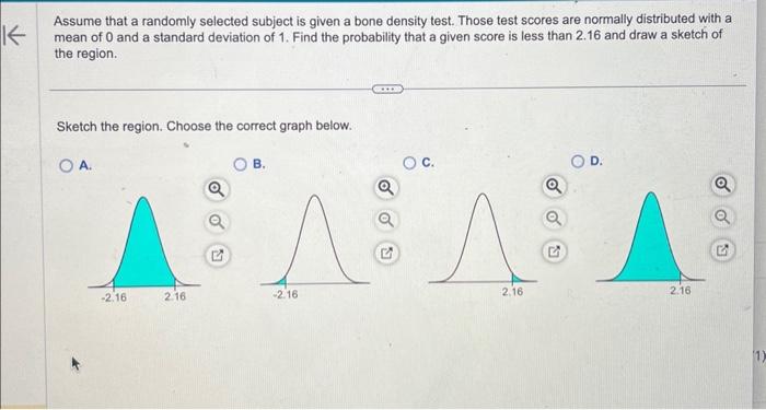 Solved the rogion A. , a c. Q (2) Assume that a randomly | Chegg.com
