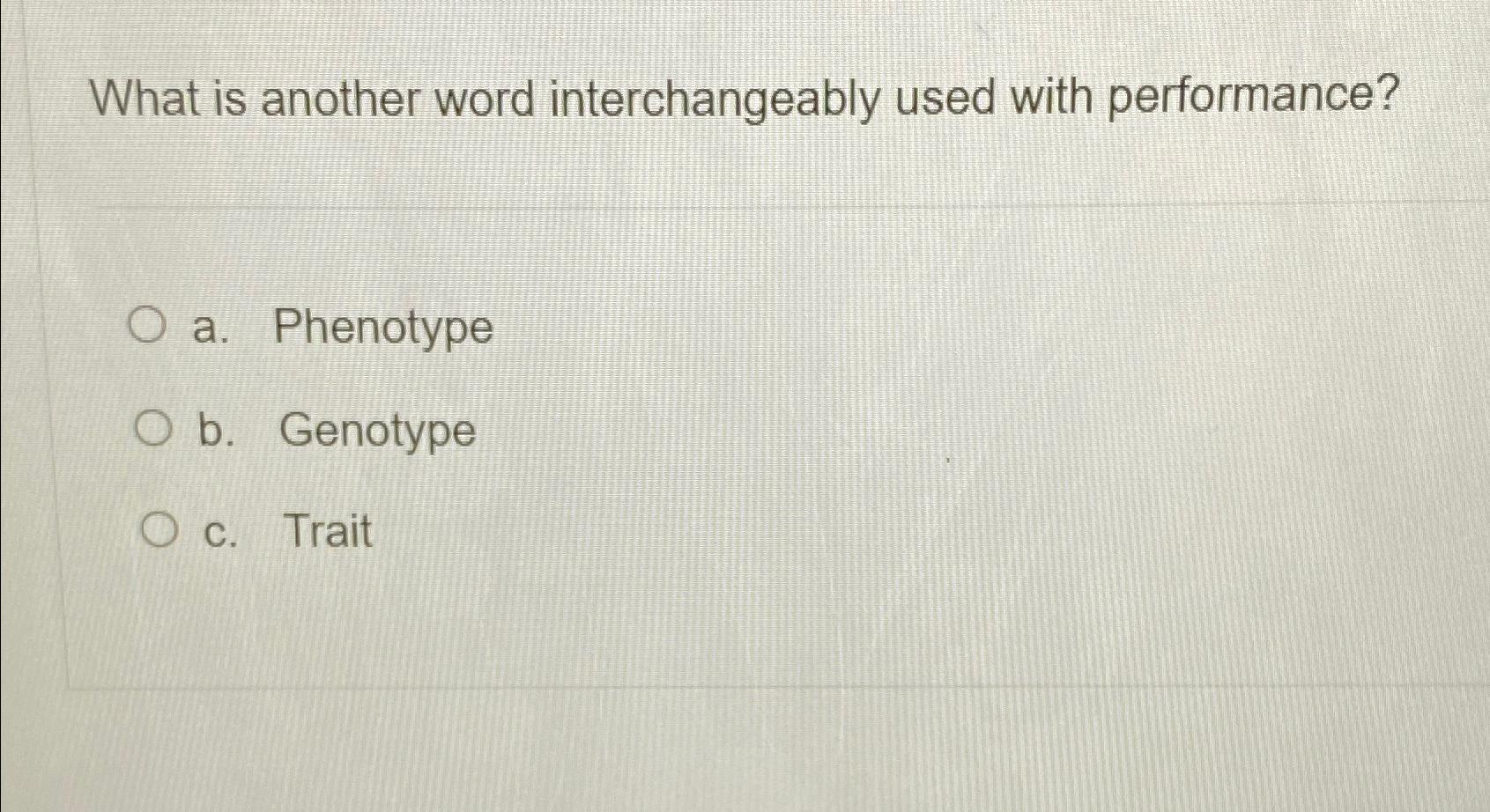 Solved What is another word interchangeably used with | Chegg.com