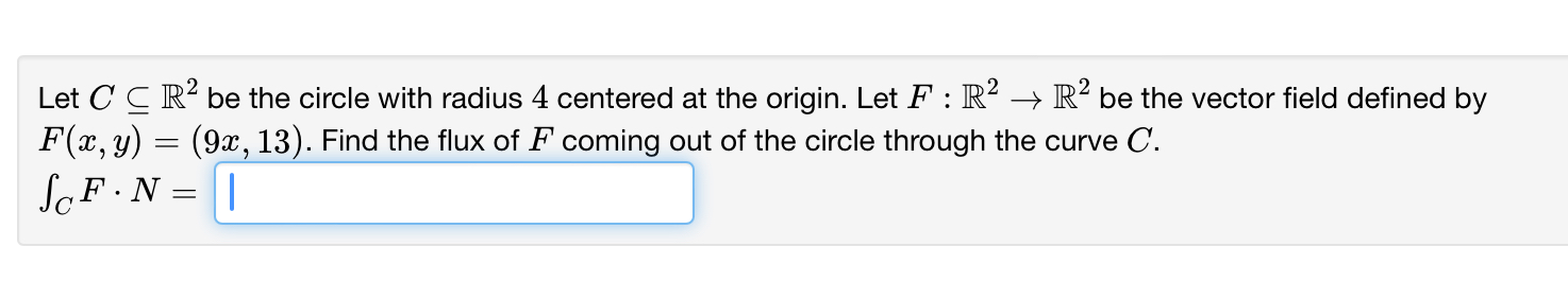 Solved Let CsubeR2 ﻿be the circle with radius 4 ﻿centered at | Chegg.com