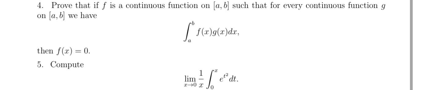 Solved Prove that if f ﻿is a continuous function on a,b | Chegg.com
