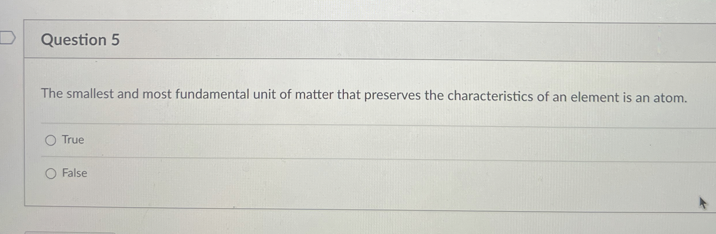 Solved Question 5The smallest and most fundamental unit of | Chegg.com