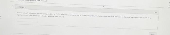 Solved e S Question 1 Florida. All rights reserved. In the | Chegg.com