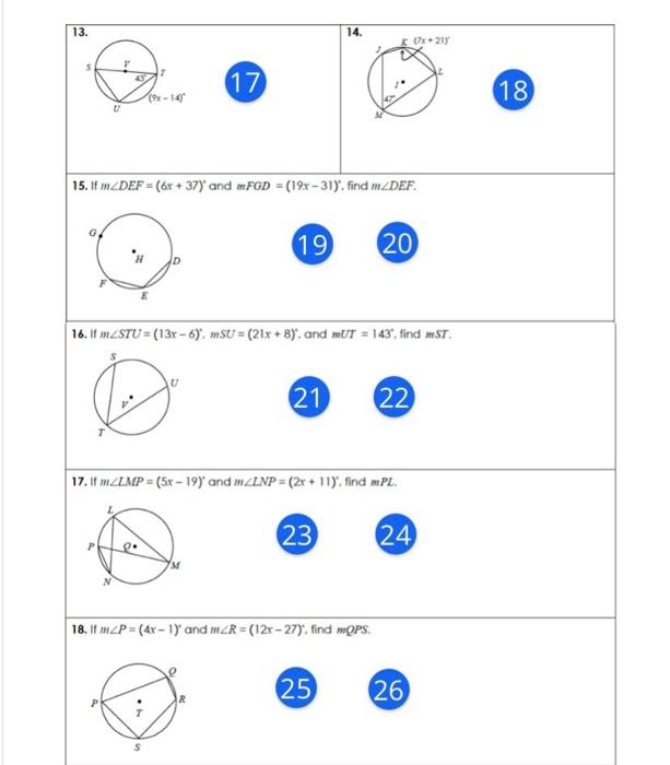Solved Name Geometry Unit 4: Circles Topic 1: Circle Basics | Chegg.com