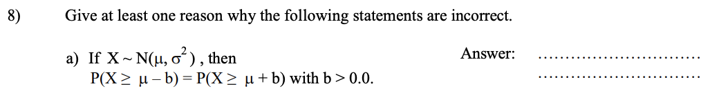 Solved Give at least one reason why the following statements | Chegg.com