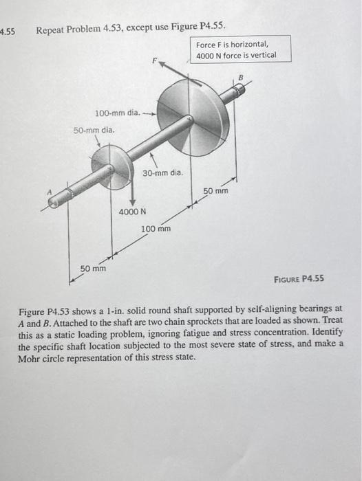 Solved 4.55 Repeat Problem 4.53, except use Figure P4.55. | Chegg.com